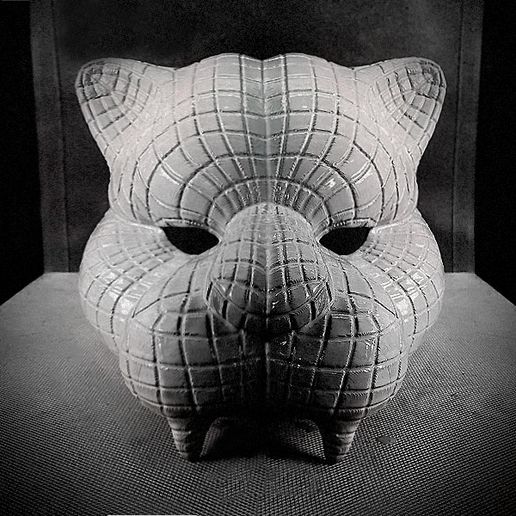 Работа Squid Game Mask Vip Tiger Mask Cosplay 3d Print Model с