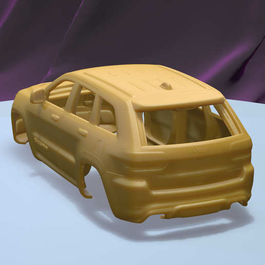 🚗 JEEP GRAND CHEROKEE TRACKHAWK 2018 (1/24) Printable Car Body・ STL ...