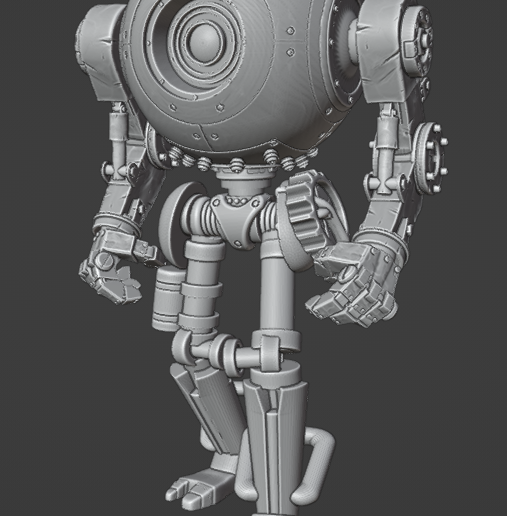 🤖 Modular Mechanical Sphere Robot Miniatures | 3D Printable Battle Bots ...