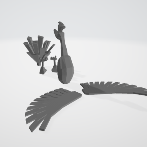 🐉 Ho-Oh Low Poly Pokemon・ 3MF File for 3D printing・Cults