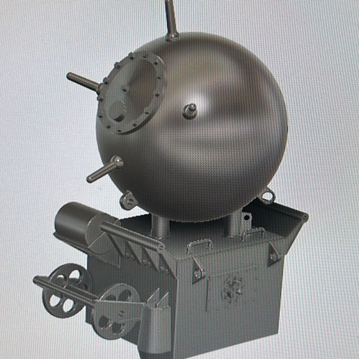 💣 Sea mine, mine, bomb・ OBJ File for 3D printing・Cults