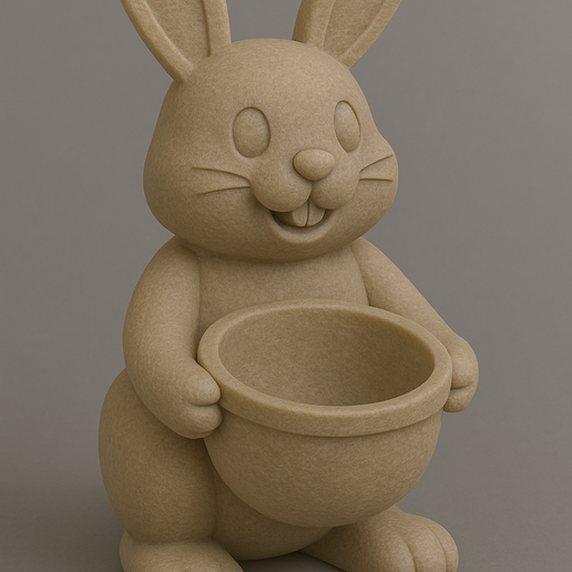 🧞‍♂️ easter bunny・ STL File for 3D printing・Cults