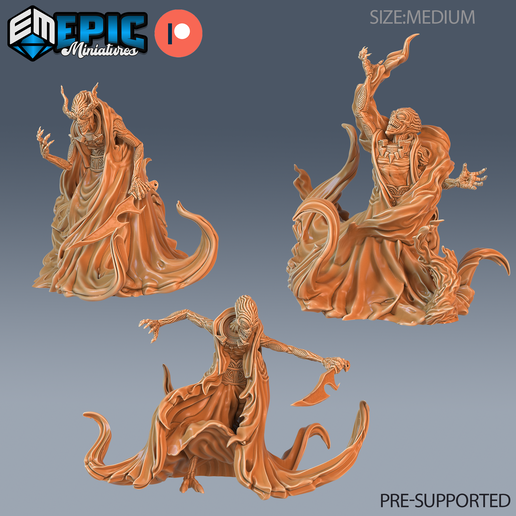 3D file Ultro Demon Set ‧ DnD Miniature ‧ Tabletop Miniatures ‧ Gaming ...