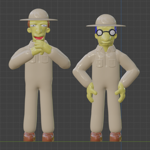 Archivo STL homero simpsons azucar dormido 🍽️ ・Modelo para descargar y ...