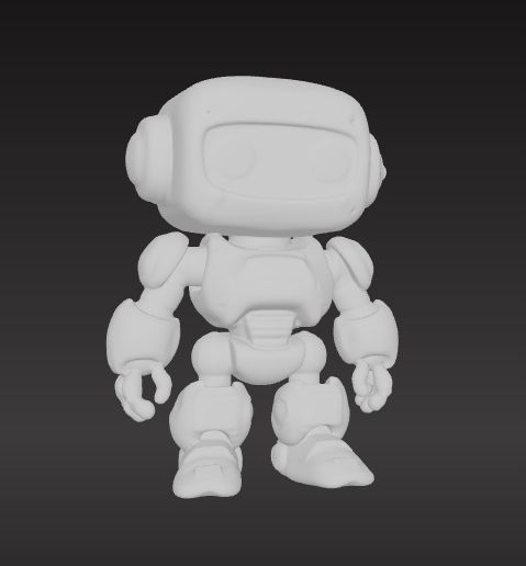 STL file Robot chibi 🤖 ・Design to download and 3D print・Cults