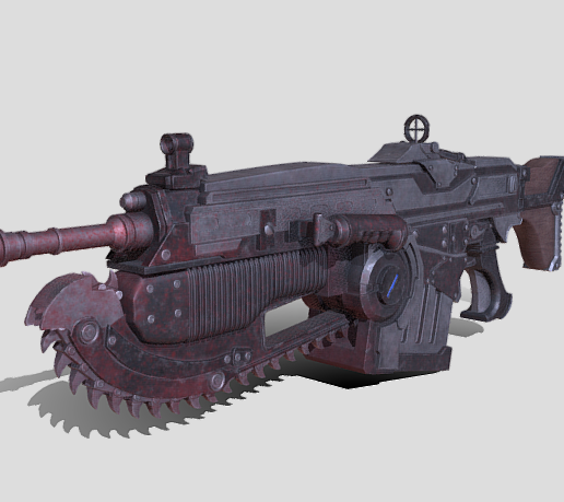 🎮 Lancer Gears Of War・ STL File for 3D printing・Cults