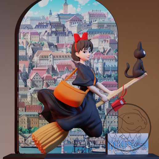 📦 kiki delivery service・ OBJ File for ・Cults