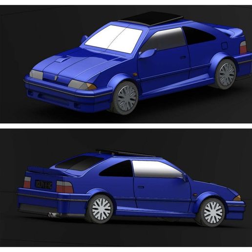 免费 STL 文件 Rover 200 Coupe Tomcat 🚗 ・可下载对象和 3D 打印・Cults