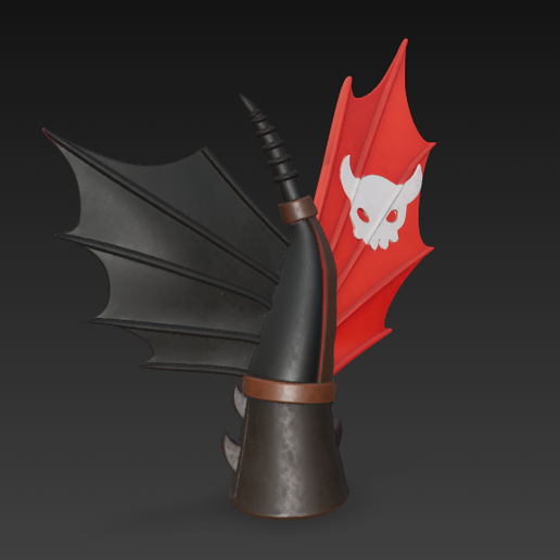 🐉 Toothless's tail・Free STL File for 3D printing・Cults
