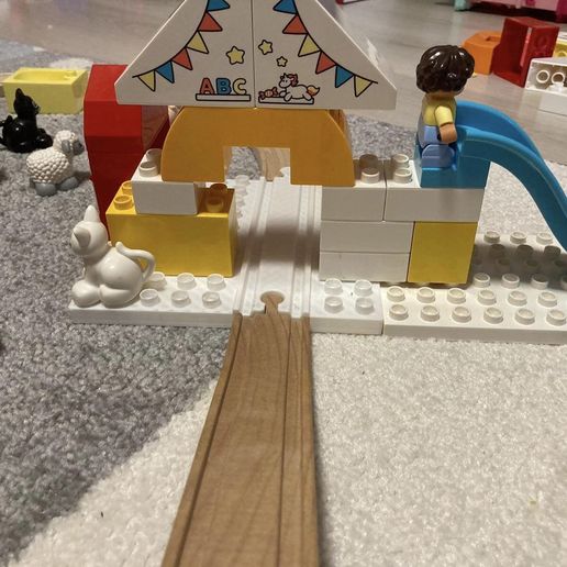 Fichier STL Duplo et Ikea s'entraînent ensemble 🚆 ・Modèle pour ...