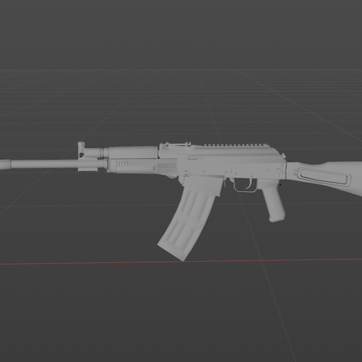 🗺️ Soviet Saiga-12 Shotgun-1 Digital Model・ OBJ File for 3D printing・Cults