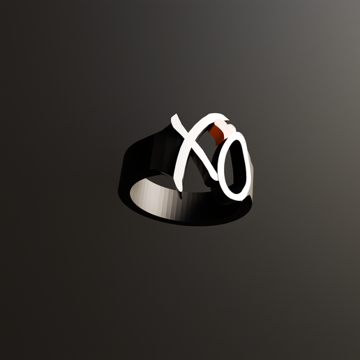 💍 Xo The Weeknd Ring / Anillo Xo de The Weeknd・ 3D File for 3D printing ...