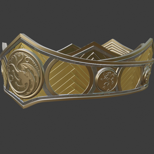 👑 Rhaenyra Targaryen/Viserys crown・ 3D File for ・Cults