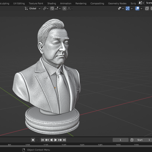 ♟️ Chinese Foreign Minister Wang Yi chess piece・ STL File for 3D ...