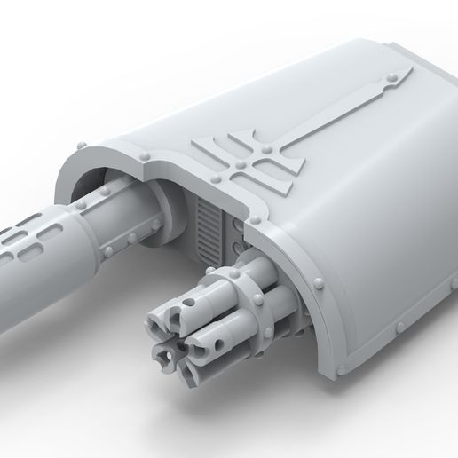 🤜 Reaver Titan Combi Fist attachment・ STL File for 3D printing・Cults