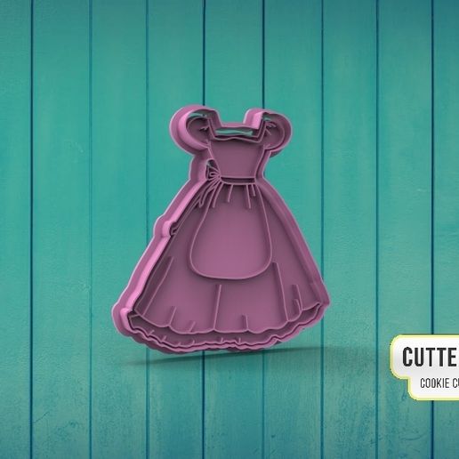 👗 Alice in Wonderland Alice in Wonderland Dress Cookie Cutter Dress M2 ...