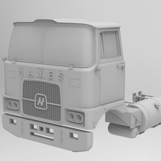💯 HAYES CLIPPER 100 DAY CAB MAQUETA A ESCALA 1/32・Archivo STL para ...