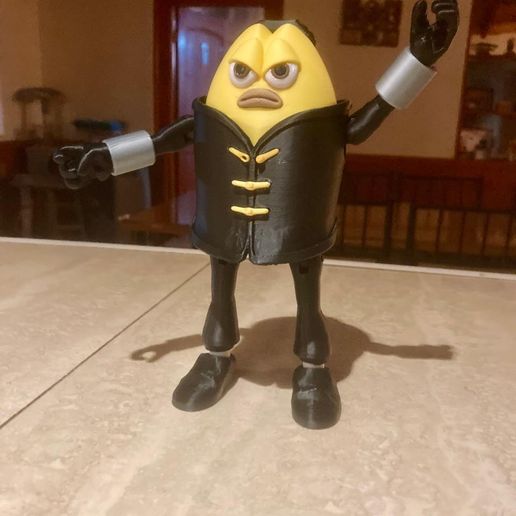 🦸 Jet Bean Toy・ STL File for 3D printing・Cults