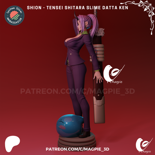 🗿 Shion - Tensei Shitara Slime Datta Ken | Got Reincarnated as a Slime - FullSet・ STL File for ...