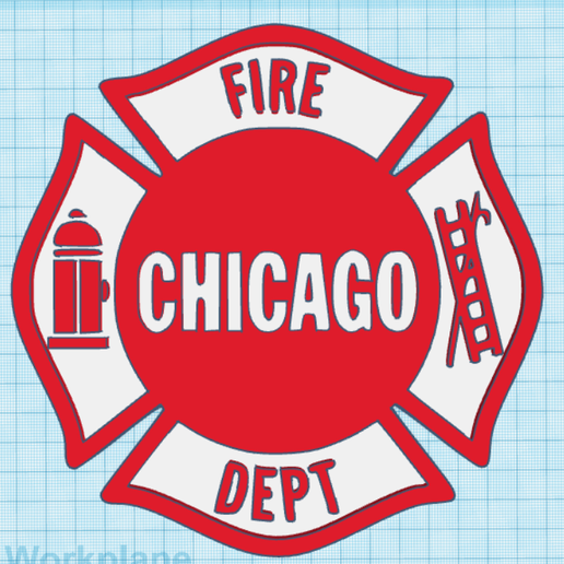 STL file Chicago Fire 🔥 ・3D printer design to download・Cults