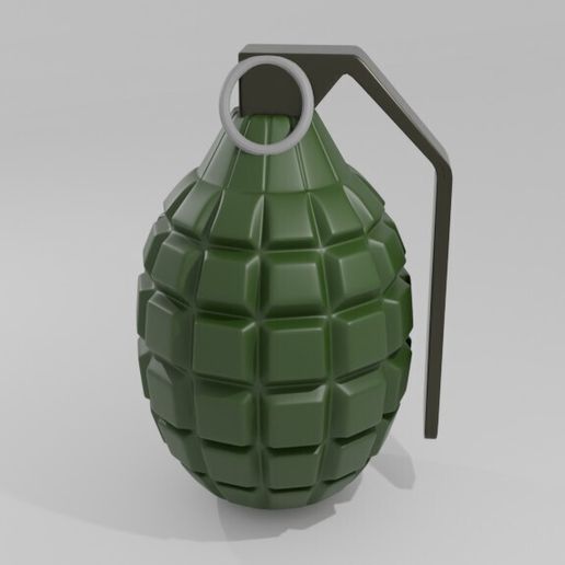 Free STL file Hand grenade ・3D printer design to download・Cults
