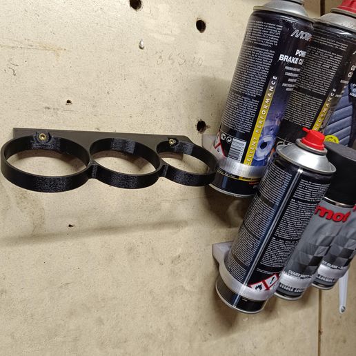 🧰 Spraycan Holder・Free STL File for 3D printing・Cults