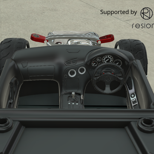 🚗 Mazda RX7 FD3S Rocket bunny and RE amemiya Full kit cartoon style・ 3D ...