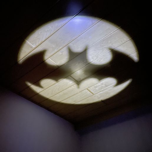 STL file Batman Logo Shadow Projector 📽️ ・3D printing design to ...