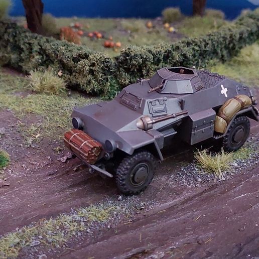 🎲 Pack Sdkfz 221 + sPzB 41 (1/56)・ 3D File for 3D printing・Cults