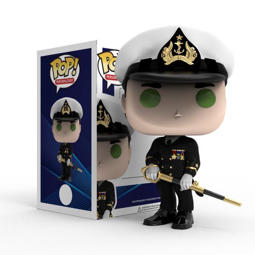 🫡 FUNKO - ADMIRAL - NAVY - MARINE - NAVY・ 3D File for 3D printing・Cults