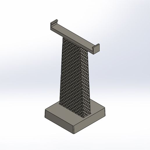 🚆 train trestle stand・ STEP File for 3D printing・Cults