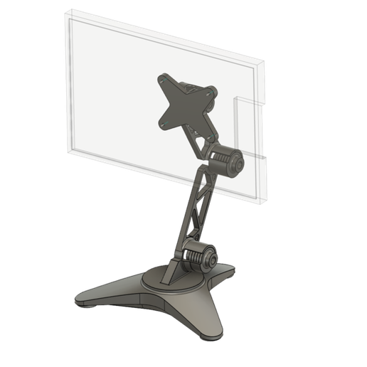 Free 3D file Industrial-Style Monitor Mount for ROADOM Raspberry Pi ...