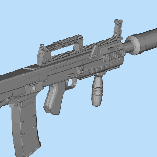 🦸 CCL 699 Automatic Assault Carbine ShAK-12 Digital Model・ STL File for ...