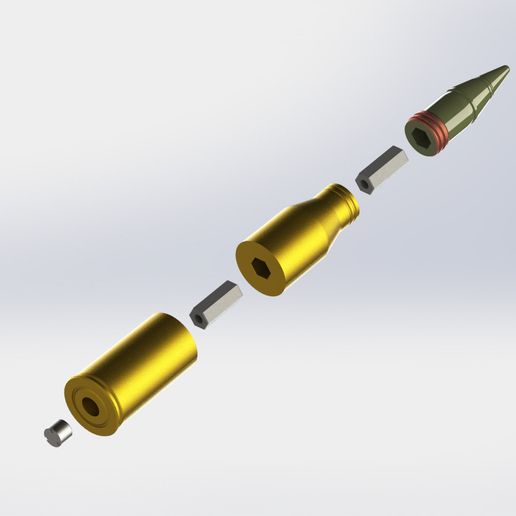 🇷🇺 Russian S-60 57mm Autocannon Shells・ 3D File for 3D printing・Cults