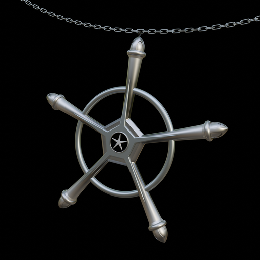 📿 Anime Bleach Quincy Ishida Uryuu Necklace・ STL File for ・Cults