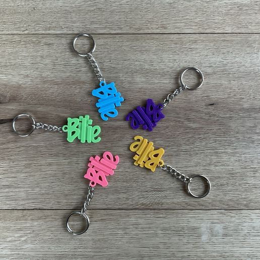 3D file Billie and Billy Keychains 🗝️ ・3D printer model to download・Cults