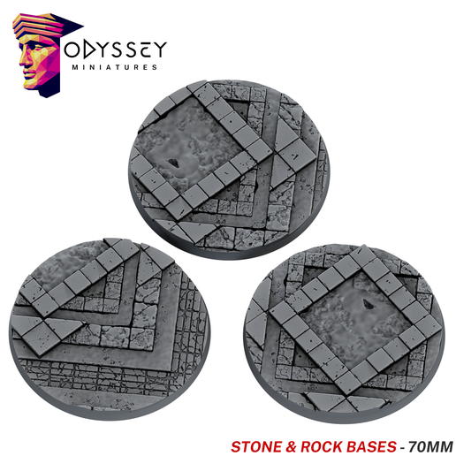 🪨 Stone and Rock Bases - Merchant Complete Set・ 3D File for 3D printing ...