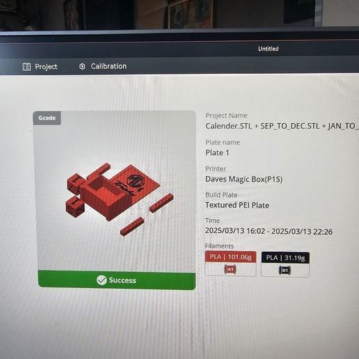 📅 MG calendar with MG4 option・Free 3D File for ・Cults