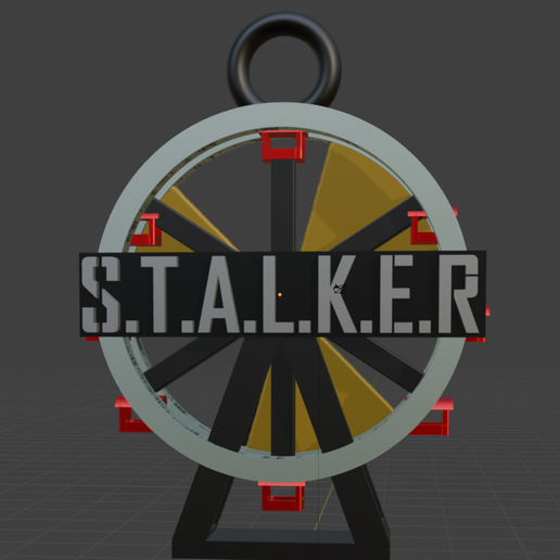 🎡 Stalker Ferris Wheel Keychain, S.T.A.L.K.E.R・ STL File for 3D ...