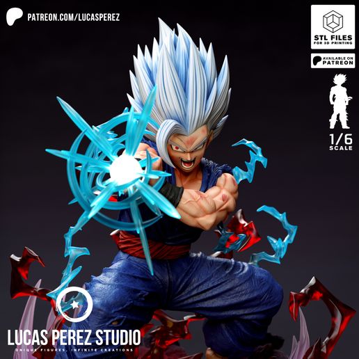 👾 GOHAN BEAST・ 3D File for 3D printing・Cults
