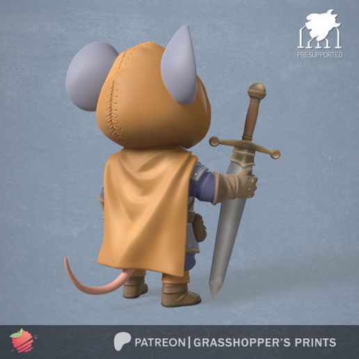 🎲 Brave Mice Collection・ 3D File for 3D printing・Cults