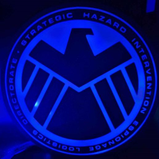 STL file S.h.i.e.l.d. led light box Shield 📦 (3MF)・3D print model to ...