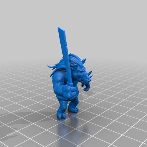 👹 Boarmen Soldiers・Free 3D File for ・Cults