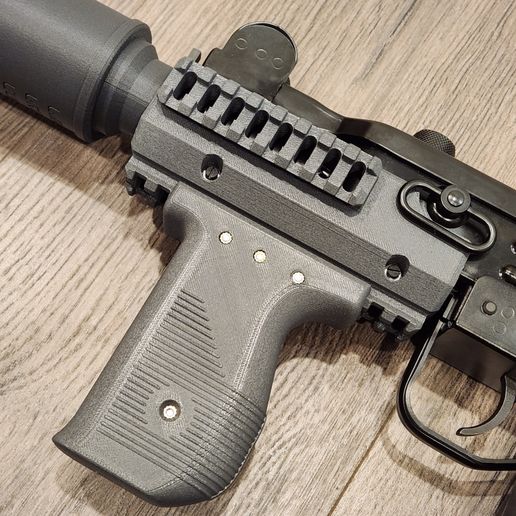 STL file Northeast Airsoft UZI Picatinny Tri-rail 🔫 ・3D printer model ...