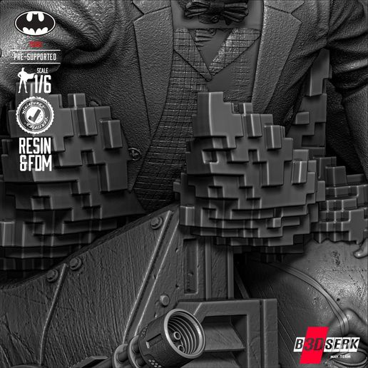 🗿 B3DSERK MURDER MACHINE SCULPTURE READY FOR PRINTING・ 3D File for 3D ...