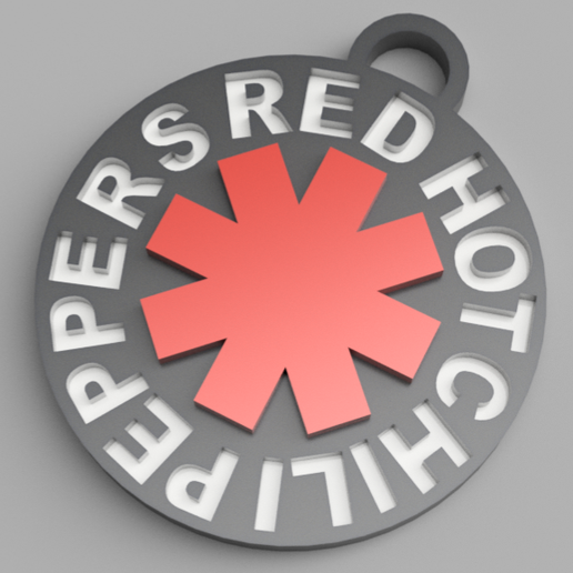STL file Red Hot Chili Peppers Keychain 🥵 ・Template to download and 3D ...