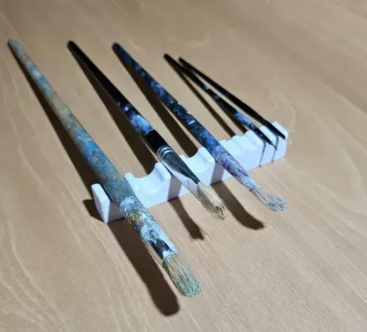 STL file Paint Brush Rests 🎨 ・3D printer design to download・Cults