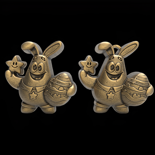 STL file patrickstar easter egg decor 🥚 (OBJ)・3D printing template to ...