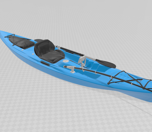 🎣 fishing kayak・ STL File for ・Cults