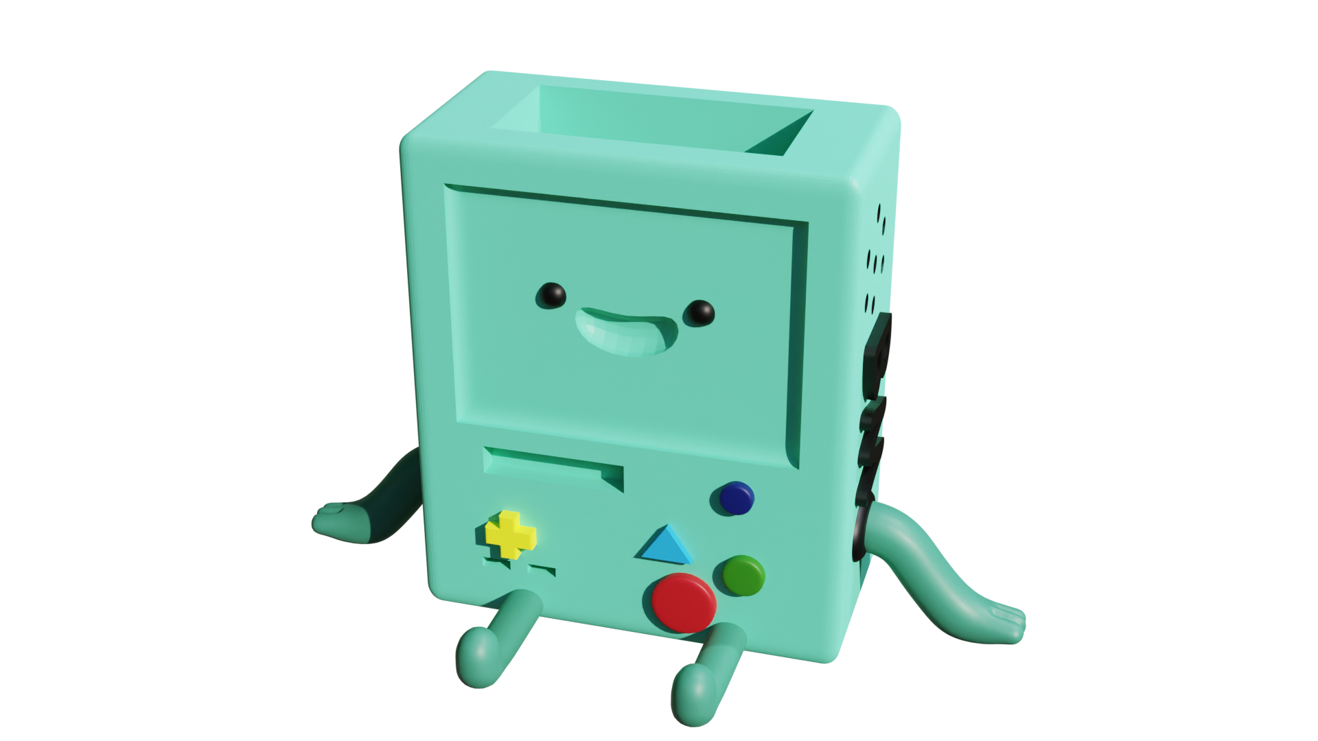 Download STL file BMO Pencil holder • 3D print object ・ Cults